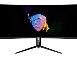 msi mag342cqpv, 34″ gaming monitor, 3440 x 1440 (uwqhd), va, 100hz, freesync, hdr ready hdmi, displayport, tilt, swivel, height adjustable,pivot