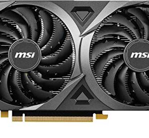 MSI Gaming GeForce RTX 3050 8GB GDRR6 128-Bit HDMI/DP PCIe 4 Torx Twin Fans Ampere OC Graphics Card (RTX 3050 Ventus 2X 8G OC)