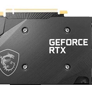 MSI Gaming GeForce RTX 3050 8GB GDRR6 128-Bit HDMI/DP PCIe 4 Torx Twin Fans Ampere OC Graphics Card (RTX 3050 Ventus 2X 8G OC)