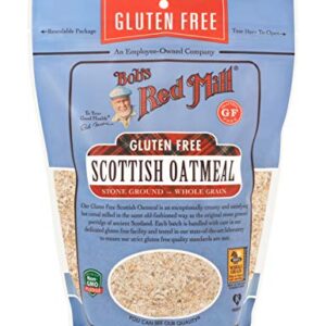 Bob's Red Mill Gluten Free Scottish Oatmeal, 20-ounce (Pack of 4)