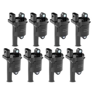 a-premium ignition coil pack compatible with chevrolet silverado 1500/corvette 2014-2019, tahoe/suburban 2015-2019, camaro & gmc sierra 1500 2014-2019, yukon & cadillac escalade, cts 8-pc set