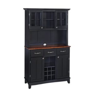 homestyles server sideboards-buffets-credenzas, hutch, black