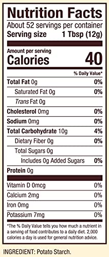 Bob's Red Mill Potato Starch, Resealable Stand up Bag, 22 ounce (Pack of 4)