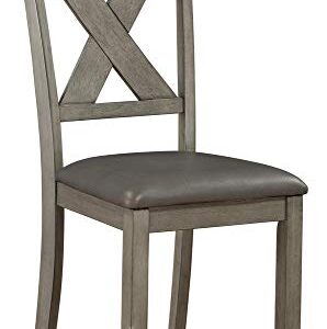 Homelegance 6-Piece Pack Dinette Set, Gray