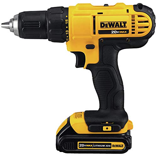 Dewalt DCD771C2R 20V MAX Cordless Lithium-Ion 1/2 in. Compact Drill Driver Kit (Renewed)