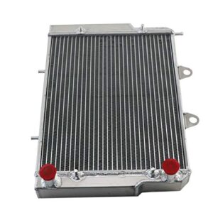 KUUHLERSAT Radiator for 2008-2014 Polaris RZR 570 RZR 800 RZR 800S EFI, 1 Row Aluminum ATV Radiator