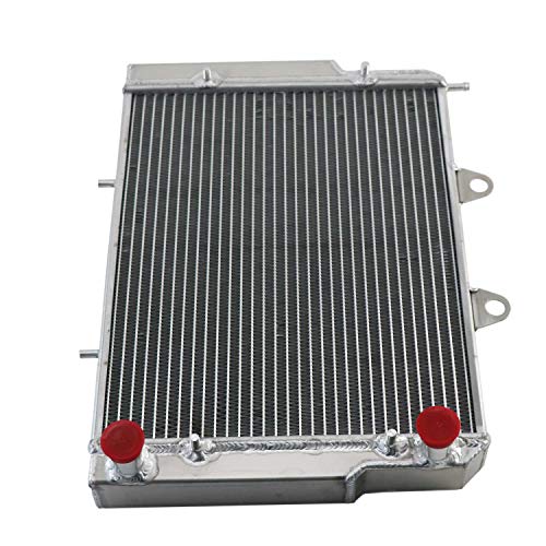 KUUHLERSAT Radiator for 2008-2014 Polaris RZR 570 RZR 800 RZR 800S EFI, 1 Row Aluminum ATV Radiator