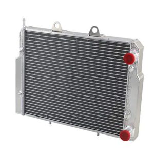 KUUHLERSAT Radiator for 2008-2014 Polaris RZR 570 RZR 800 RZR 800S EFI, 1 Row Aluminum ATV Radiator