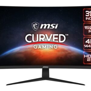 MSI G321CU, 32" Gaming Monitor, 3840 x 2160 (UHD), VA, 144Hz, FreeSync Premium, HDR Ready, HDMI, Displayport, Tilt