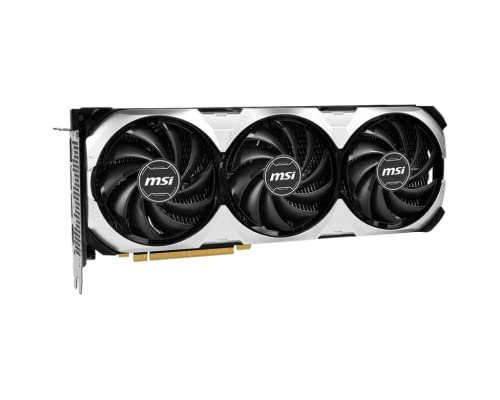 MSI Gaming GeForce RTX 4070 Ti 12GB GDRR6X 192-Bit HDMI/DP Nvlink TORX Fan 4.0 Ada Lovelace Architecture Graphics Card (RTX 4070 Ti Ventus 3X 12G OC)