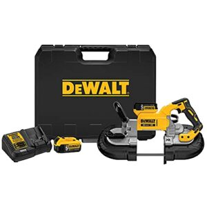 dewalt 20v max* portable band saw kit, deep cut (dcs374p2)