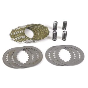 tj brutal customs complete clutch kit – performance product includes heavy duty springs, kevlar friction plates & tempered steel plates perfect fit for shadow vt600 vlx