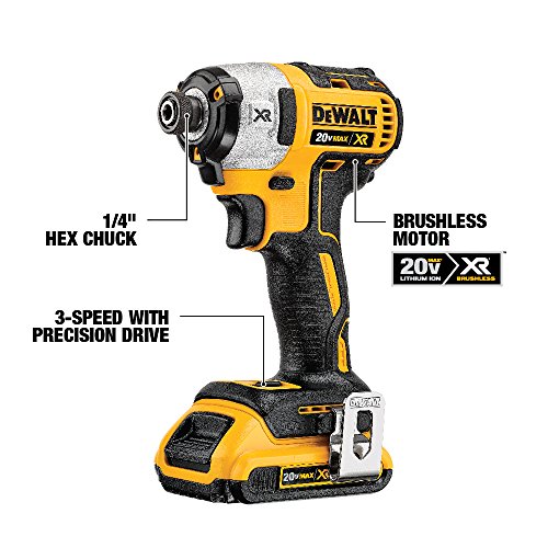 DEWALT 20V MAX Power Tool Combo Kit, 6-Tool Cordless Power Tool Set with 2 Batteries and Charger (DCK684D2), Yellow