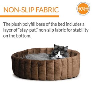 K&H Pet Products Lazy Cup Machine Washable Pet Bed For Cats or Dogs Large 20 Inches