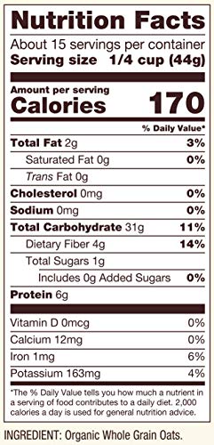 Bob's Red Mill Gluten Free Organic Steel Cut Oats, 24 Ounce (Pack of 4)