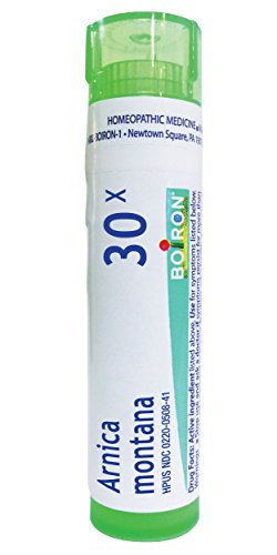 Boiron Arnica Montana 30X for Muscle Pain, Stiffness, Swelling from Injuries & Bruises - 80 Pellets