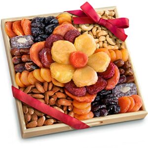 flora dried fruit and nut gift tray