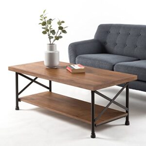 zinus rafat industrial style coffee table