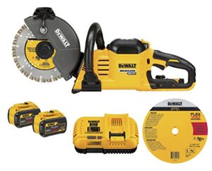 dewalt flexvolt 60v max* cut-off saw kit, 9-inch (dcs690x2)