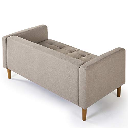 ZINUS Pascal Loveseat Sofa / Tool-Free, Easy Assembly, Oatmeal