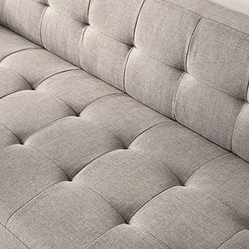 ZINUS Pascal Loveseat Sofa / Tool-Free, Easy Assembly, Oatmeal