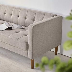 ZINUS Pascal Loveseat Sofa / Tool-Free, Easy Assembly, Oatmeal