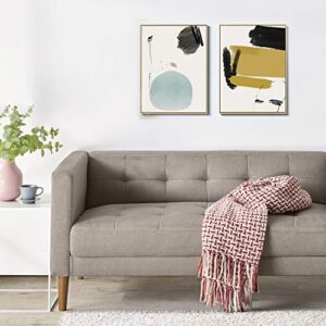 ZINUS Pascal Loveseat Sofa / Tool-Free, Easy Assembly, Oatmeal