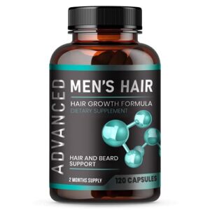 hair growth vitamins for men – anti hair loss pills. regrow hair & beard growth supplement for volumize, thicker hair.stop hair loss and thinning hair with biotin & saw palmetto hair vitamins.120 caps