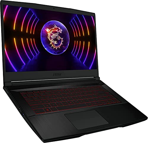 MSI GF63 Thin Gaming Laptop, 15.6" FHD IPS 144Hz, 12th Gen Intel 10-Core i7-12650H, Geforce RTX 4050, 32GB DDR4, 1TB PCIe SSD+1TB HDD, Backlit, RJ45, USB-C, WiFi 6, SPS HDMI 2.1 Cable, Win 11