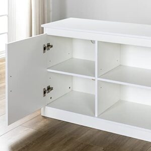 Zinus Wade TV Stand, White