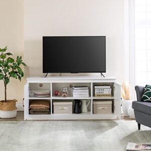 Zinus Wade TV Stand, White