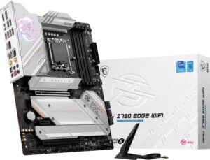 msi mpg z790 edge wifi gaming motherboard (supports 12th/13th gen intel processors, lga 1700, ddr5, pcie 5.0, m.2, 2.5gbps lan, usb 3.2 gen2, wi-fi 6e, atx)