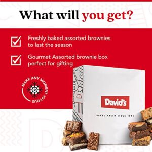 DAVID'S COOKIES Assorted Easter Brownies in Carton Pack | Enjoy Our Homemade, Delicious, Great for Sharing Freshly-Baked Easter Food Brownie Snacks - Ideal Gift This Easter Season - 2 Pack