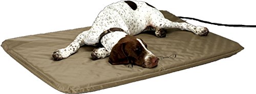 K&H Pet Products Lectro-Soft Large Tan Outdoor Heated Pet Bed