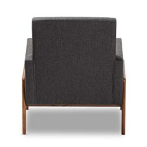 Baxton Studio Chairs, One Size, Dark Grey