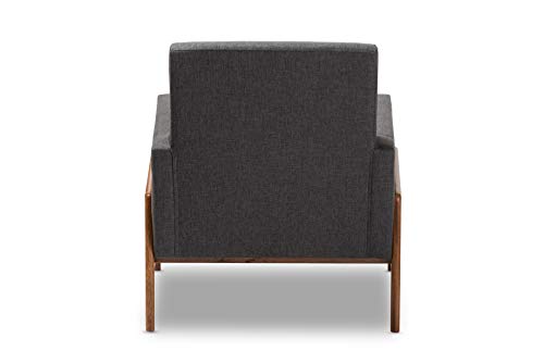 Baxton Studio Chairs, One Size, Dark Grey