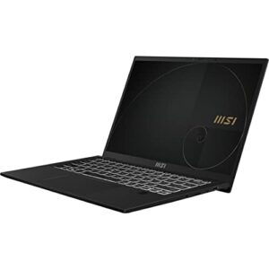 msi summit e14 evo 14.0″ fhd+ ultra thin professional laptop: intel core i5-1240p iris xe 16gb lpddr5 512gb nvme ssd, usb type-c w/ pd charging, thunderbolt 4, tpm 2.0, win 11 pro: ink black a12m-026