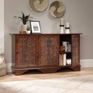 Sauder Viabella Storage Cabinet, L: 59.06" x W: 153.15" x H: 31.54", Brown