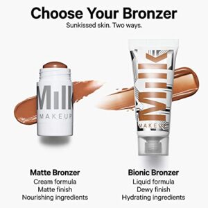 MILK Makeup Matte Bronzer Stick - Buildable Color, Matte Finish - 0.19 Oz (BAKED - Bronze)