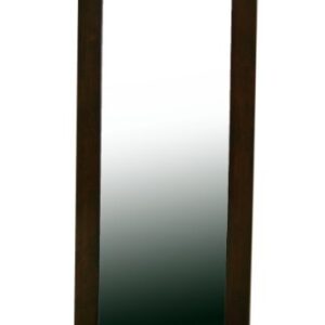 Baxton Studio Doniea Dark Brown Wood Frame Modern Mirror, Rectangle