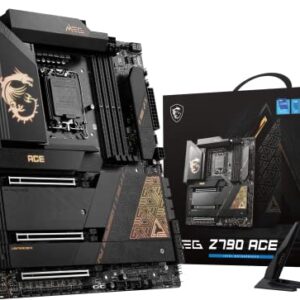 MSI MEG Z790 ACE Gaming Motherboard (Supports 12th/13th Gen Intel Processors, LGA 1700, DDR5, PCIe 5.0, M.2, 2.5Gbps LAN, USB 3.2 Gen2, Wi-Fi 6E, Thunderbolt, E-ATX)