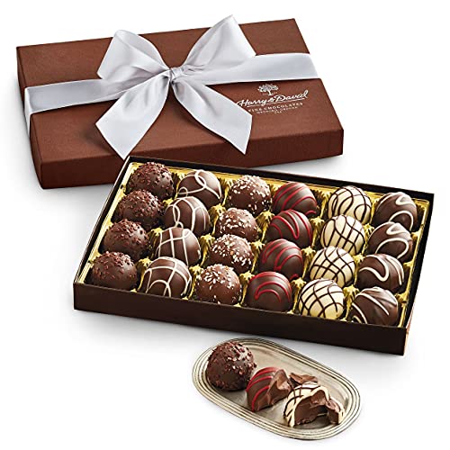 Harry & David Signature Chocolate Truffles Gift Box (24 assorted truffles; 1 Pound box)