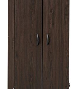 ClosetMaid Pantry Cabinet Cupboard with 2 Doors, Adjustable Shelves Standing, Storage for Kitchen, Laundry, or Utility Room, Espresso