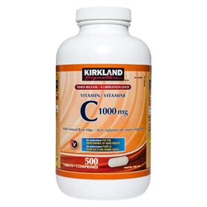 kirkland signature vitamin c, 1000mg, 500 tabs