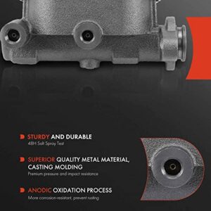 A-Premium Brake Master Cylinder with Reservoir Compatible with Ford Mustang 1971-1973, Fairlane, Falcon, Maverick & Mercury Comet, Cougar, Cyclone, Montego & More