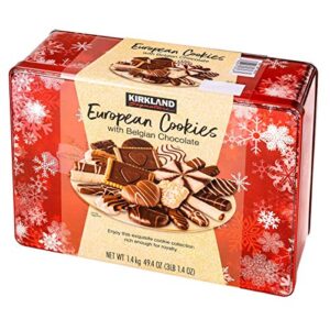 european cookies limited edititon kirkland signature with belgian chocolate, 49.4 ounce