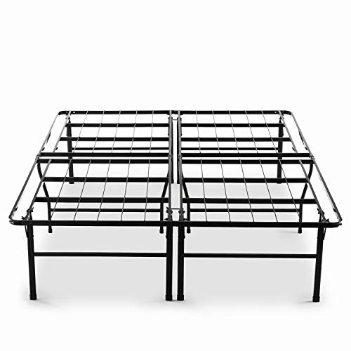 Zinus Casey 18-Inch SmartBase Mattress Foundation | 4"; High Extra for Under Bed Storage | No Box Spring Required | Full & Headboard Bracket, Set of 2 for use with 18 inch Premium Smartbase