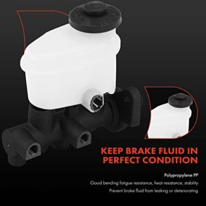 A-Premium Brake Master Cylinder with Reservoir and Sensor Compatible with Toyota Sequoia 2001-2007 V8 4.7L