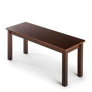 zinus juliet espresso wood bench