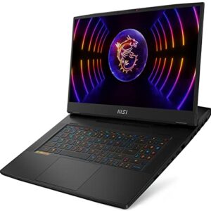 EXCaliberPC 2023 MSI Titan GT77HX 13VH-046US (i9-13980HX, 64GB RAM, 2TB NVMe SSD, RTX 4080 12GB, 17.3" 4K UHD, Windows 11 Pro) Gaming Laptop